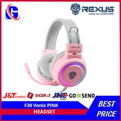 Jual Rexus Vonix F30 Gaming Headset (White/Pink) - Jakarta Pusat ...