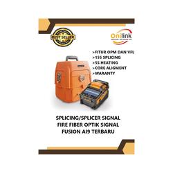 Jual fusion splicer signalfire ai9 original / ai9 splicing fiber optic ...
