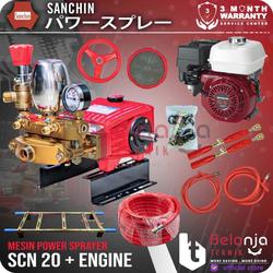 Jual MESIN power sprayer SANCHIN SCN 30 + ENGINE HONDA GX 160 steam komplit - SELANG+ GUN ...