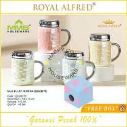 Jual ROYAL ALFRED 1 set Mug Bulat Keramik + Tutup 14 OZ 410ml RA QLM-3170 - QLM-5255-HIJAU ...