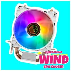 Jual CUBE GAMING WIND V2 - 2 Heat Pipes - CPU Cooler Rainbow Led - (AM5 Ready) - Jakarta Pusat ...