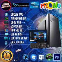 Jual Pc Komputer Rakitan CPU Kantor Admin Office Core I5 3470 Ram 8 GB LX28 - Jakarta Pusat ...