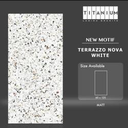Jual TITANIUM SILKSTONE WHITE MATT 120 x 240 GRANITE TILE SLAB M - Kota ...