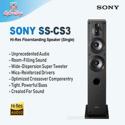Jual SONY SS-CS5 3-WAY 3-DRIVER BOOKSHELF SPEAKER SYSTEM HI-RES AUDIO ...