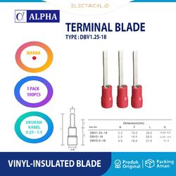 Jual Skun Tusuk Plat Blade DBV-1.25-18 Merah - Jakarta Barat - KALEA ...