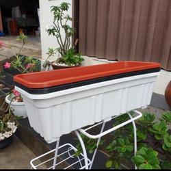 Jual Pot Segi Pot Panjang Alpen 50, Pot tanaman bunga kotak segi ...