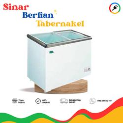Jual CHEST FREEZER RSA XS-200 PINTU KACA GESER SLIDING FREEZER BOX ES ...