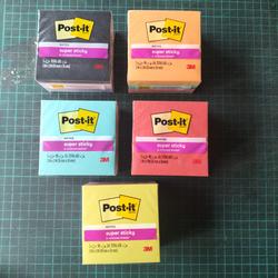 Jual Post-it 3M 653 Warna (34.9mm x 47.6mm) Sticky Notes 1 pak isi 12 ...
