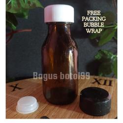 Jual Botol Kaca 60ml Coklat / Amber tutup plastik ulir - Kota Depok - BOTOL MARKET | Tokopedia
