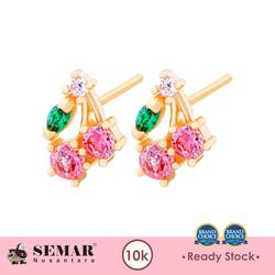 Jual Anting Emas Tindik Natural Rose Flower Gold 10K Semar Nusantara ...