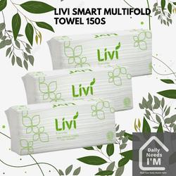 Jual Tissue / Tisu LIVI ECO Smart Towel Multifold 150's / kasar ...