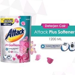 Promo Attack Plus Softener 1200ml Triplepack - Deterjen Cair Mesin Cuci ...