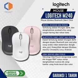 Promo Logitech M240 Mouse Wireless Bluetooth Silent Click - Rose ...
