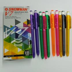 Promo BARU Ballpoint / Pen / Pulpen V 1R Balpoint Rainbow Snowman ...