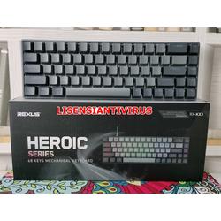 Jual Rexus KX3 KX-3 Heroic Series RGB Gaming Mechanical Keyboard 68 ...