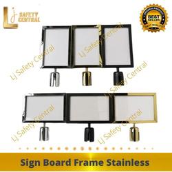 Promo SIGN FRAME A4 POTRAIT / PAPAN TIANG ANTRIAN/SIGN BOARD TIANG ...