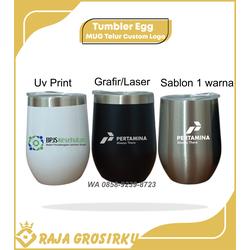 Jual Mug Egg 350ml Stainless Tumbler Telur Shape Cangkir Coffee Cup ...