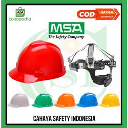 Jual Safety Helmet MSA V Gard USA Fastrac III Suspension Helm Safety ...