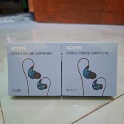 Promo ACOME ACE01 3D Subwoofer Earphone Powerfull Bass Transparent ...
