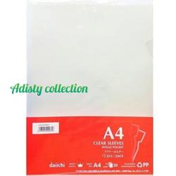 Jual MAP L DAICHI UKURAN A4 / CLEAR SLEEVE A4 9001 PLASTIK BENING/PUTIH ...