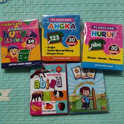 Jual Flash card abc huruf abjad angka hijaiyah alphabet / Kartu edukasi ...