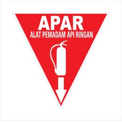 Jual STIKER VINYL CARA PENGGUNAAN APAR SIGN RAMBU K3 Uk. 20 x 30 CM ...
