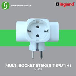 Promo Legrand Steker Colokan T Multi Socket 3 Lubang 16A Putih/Abu-abu ...
