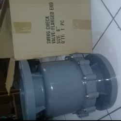Jual Swing Check Valve PVC Model Flange 6" inch / DN 150 Flange jis 10k ...