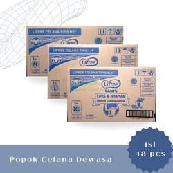 Jual Lifree Pants Popok Celana Dewasa Dus Isi 48 Sachet - Kemasan Renceng - M - Jakarta Timur ...