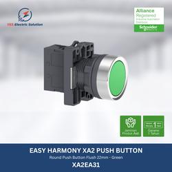 Promo Schneider Electric Push Button Flush 22mm 1NO Hijau XA2EA31 ...