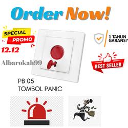 Jual Stainless Emergency Panic Button - Hold up Button with Key - Kota ...