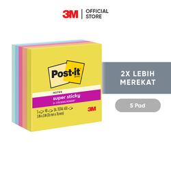 Promo 3M Post-it Super Sticky Notes Memo Sweets 654-SS SWT / 4 Pad 3x3 ...