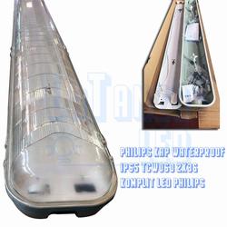 Jual PHILIPS TCW060 Kap Waterproof 2x18 Komplit LED Philips IP65 TCW ...