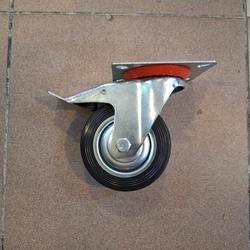 Jual Roda Troli 4 inch Roda 4 inch karet Roda Etalase 4 inch Roda hidup ...