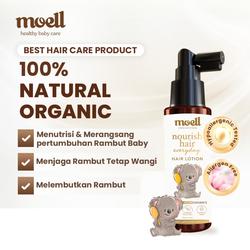 Promo Moell Hair Lotion 100ml - Nourish Hair - Menutrisi Rambut Bayi ...