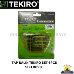Jual TEKIRO SCREW EXTRACTOR SET 6 PCS Tekiro TAP BALIK SET 6 PCS SD ...