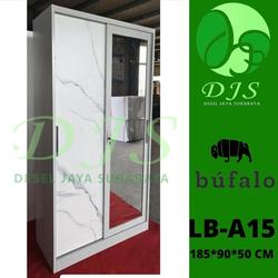 Jual Lemari Baju Besi Sliding LB-318 - Lemari Besi Kaca - Lemari Pakaian - Kota Surabaya - DESEL ...