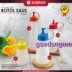 Jual SUBRON Botol Saus 1 Lubang Tomat Kecap Sambal Mayonaise Wadah ...
