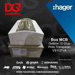 Promo Hager Box MCB Outbow Transparant 12 Group - VS112TVA - Jakarta ...