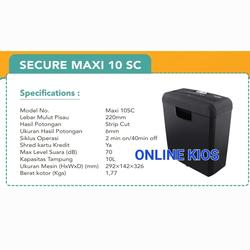 Jual SECURE MAXI 34 SCM STRIP CUT - Mesin Penghancur Kertas/Paper Shredder - Jakarta Utara ...