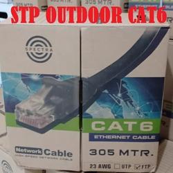 Jual Kabel Lan FTP CAT 6 FTP Cat6 Outdoor Spectra Hitam 305meter ...