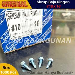 Jual Skrup / Sekrup Baja Ringan 10 x 19 Baut Canal C (Box isi 1000 Pcs) - Kota Makassar - Subur ...