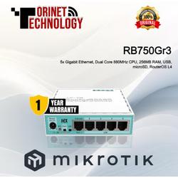Jual Mikrotik RouterBoard RB750Gr3 (hEX r3) - Jakarta Pusat - Gudang ...