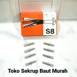 Jual Fisher Fiser Viser Piser Sekrup Wall Plug S 6 Skrup S6 GMP Isi 100pcs - Kota Surabaya ...