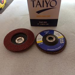 Jual MATA GERINDA TAIYO AMPLAS SUSUN FLAP DISC 4 INCH GRIT A80 TAIYO ...