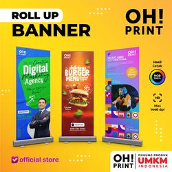 Jual Cetak Roll Up Banner | Print Roll Up Banner - Luster, 60x160cm ...