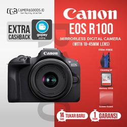 Jual Canon EOS R100 Kit 18-45mm IS STM - Mirrorless Camera R 100 18-45 ...