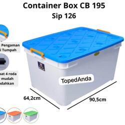 Jual Shinpo 126 CB195 Extra Container Box CB 195 Liter Jumbo Plastik ...