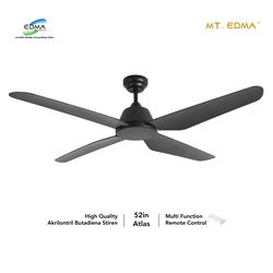 Promo MT.EDMA CYCLONE 54" Kipas Angin Dekorasi ORB Baling MEDIUM OAK ...