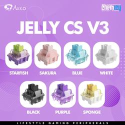 Jual AKKO CS JELLY BLACK - 3 PIN - 50g - LINEAR MECHANICAL KEYBOARD ...